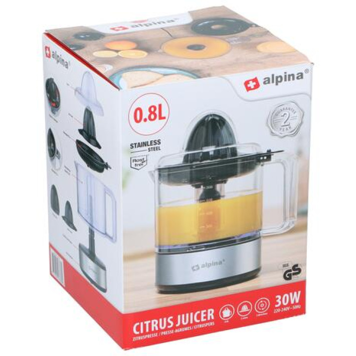 All Categories :: Brands :: ALPINA :: Alpina Citrus juicer 230V SS 800ml