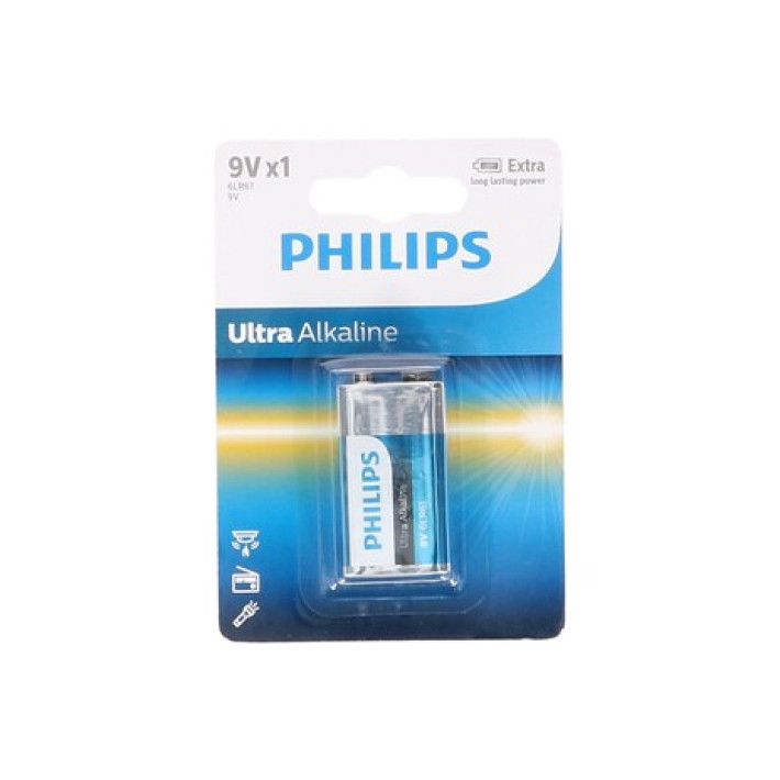 All Categories :: Brands :: PHILIPS :: Philips 6LR61/9V Ultra Alkaline ...